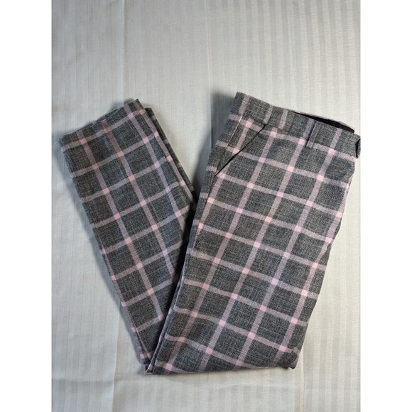 Barabas | Pants | Barabas Mens Plaid Pattern Slim Fit Pink Gray With ...